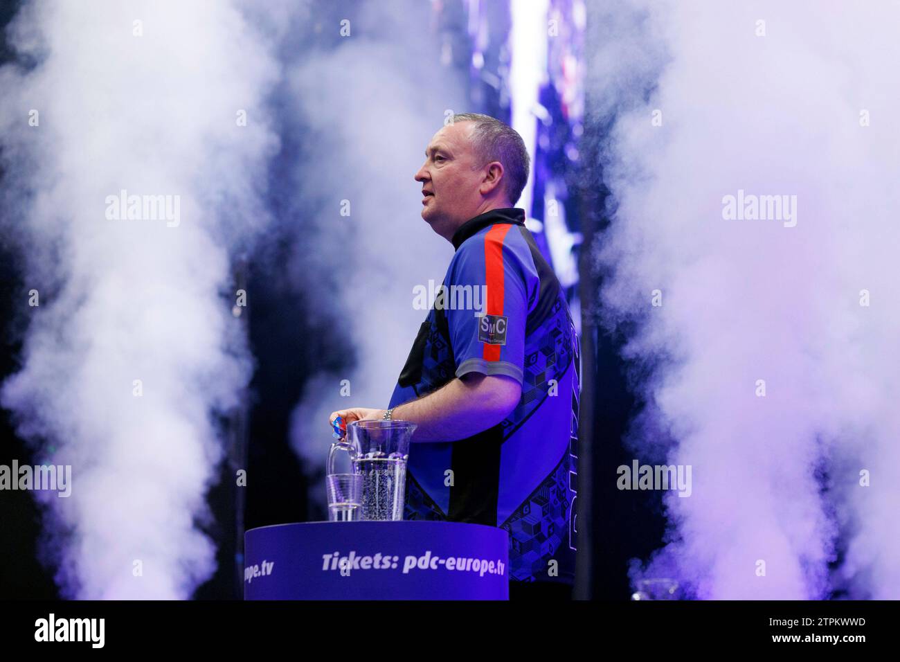 Dartspieler Glen Durrant / Duzza bei der World Darts Gala 2023 in der ...