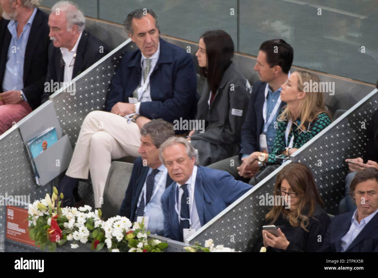 Madrid, 05/08/2019. Madrid Tennis Open. Magic Box. David Ferrer against ...