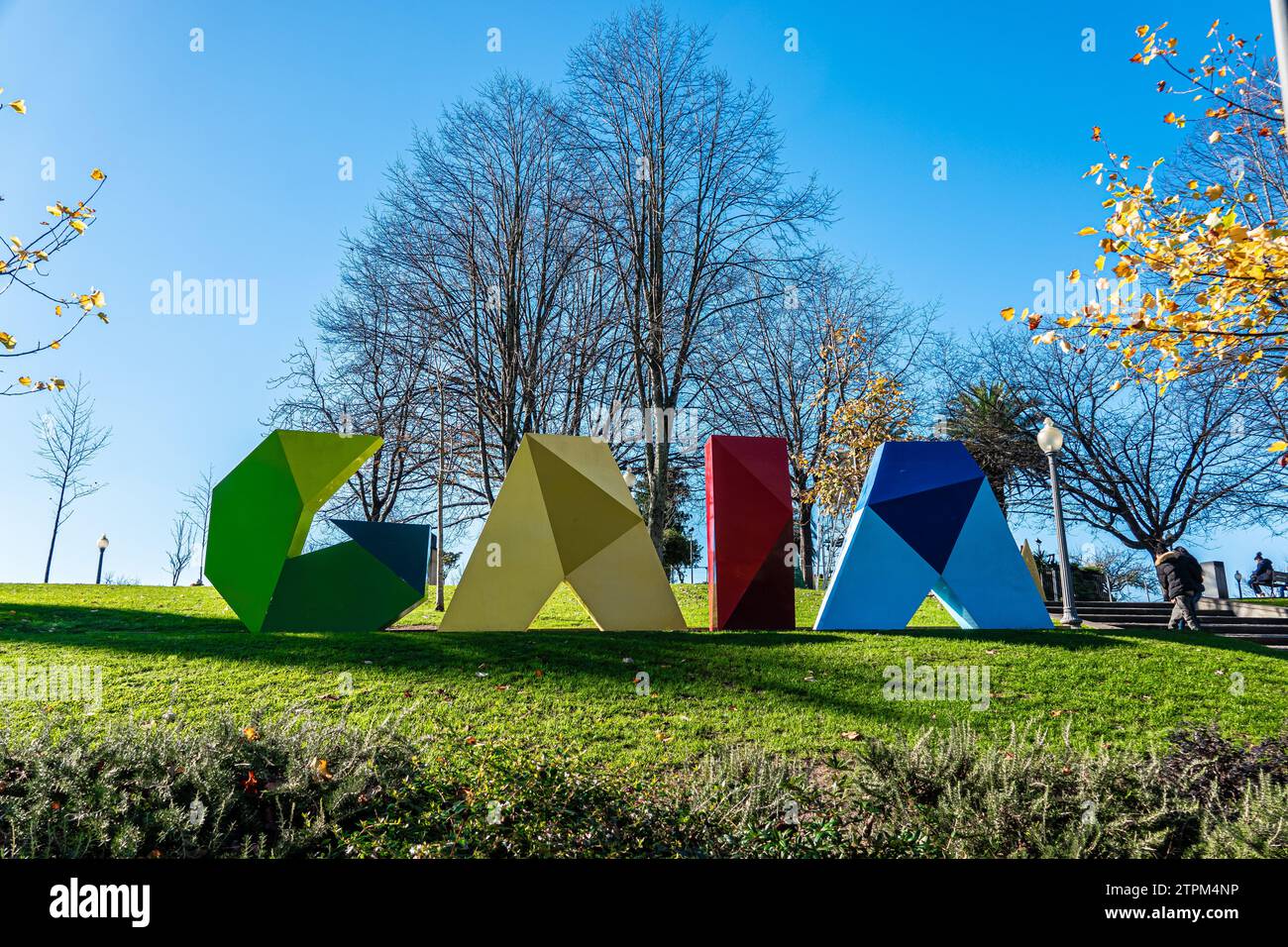 Gaia poster and lettering from the city of Porto Stock Photo - Alamy