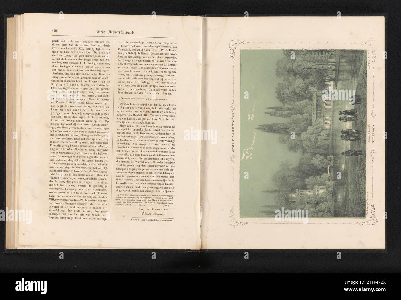 Klein Trianon in the castle garden of Versailles, Alphonse Bichebois ...