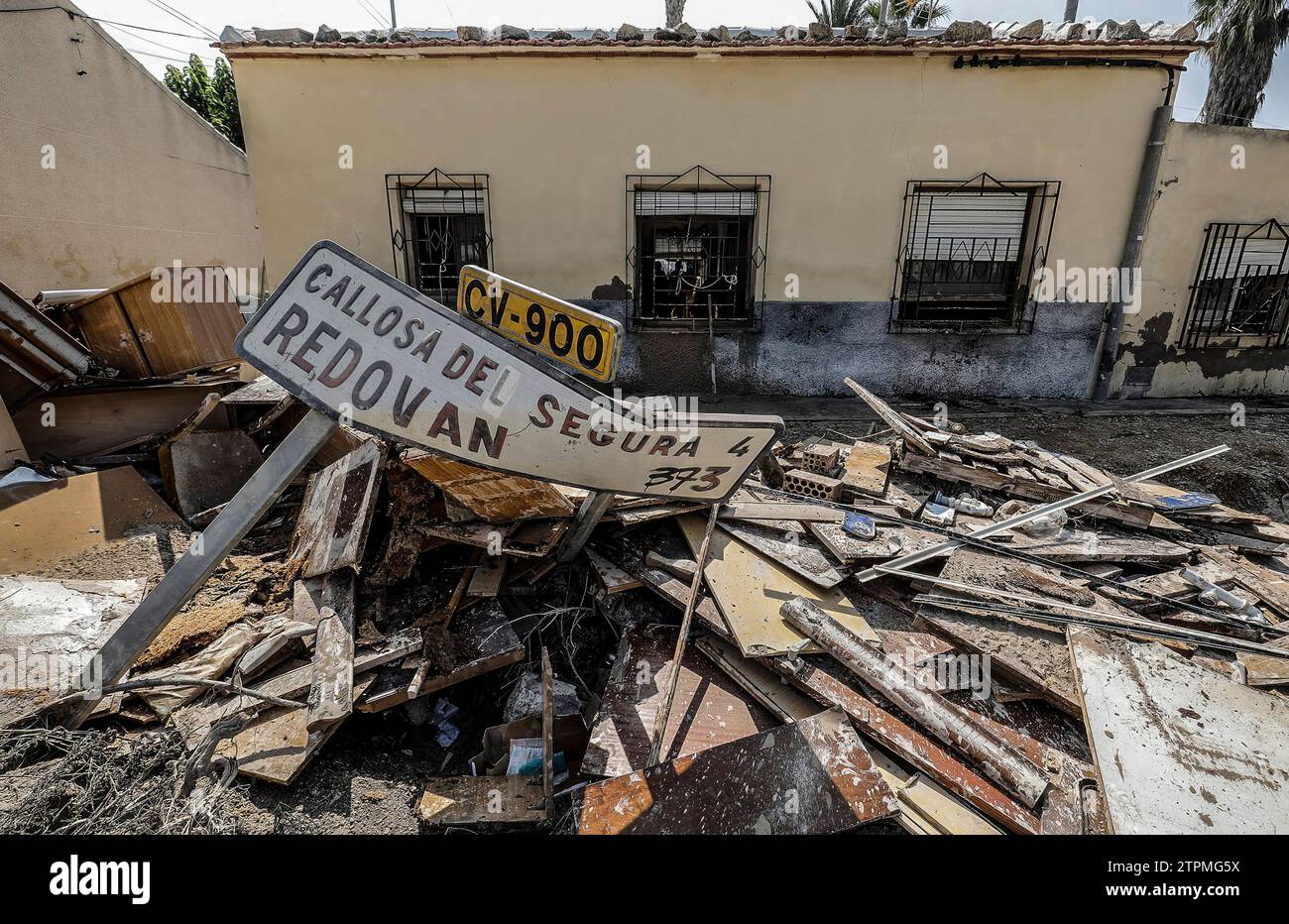 Orihuela (Alicante), 09/19/2019. Consequences of the cold drop that ...