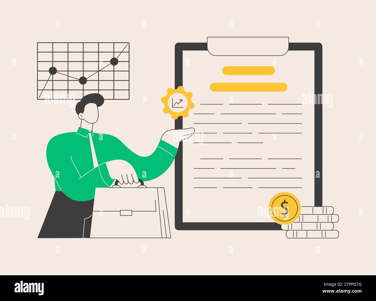 Revenue agency abstract concept vector illustration Stock Vector Image ...