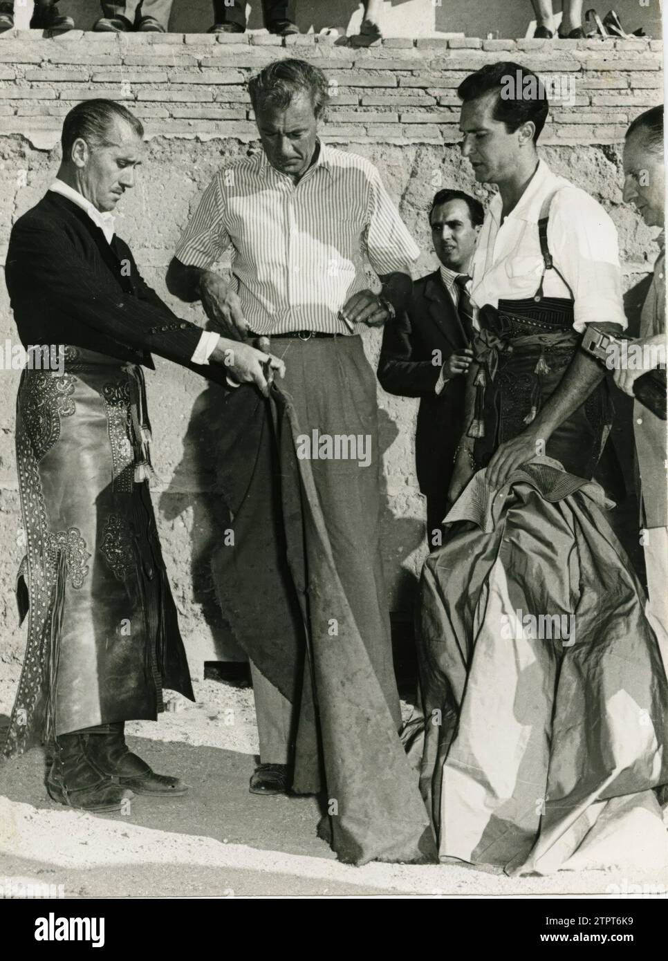 Mocejón (Toledo). 07/15/1953. At the Castillo de Higares estate, the ...