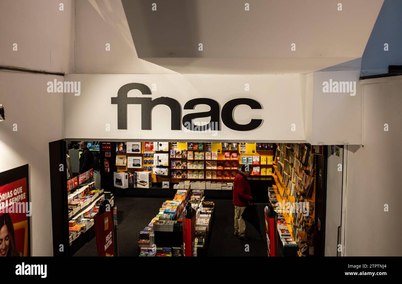 FNAC store in the city of Porto Stock Photo - Alamy
