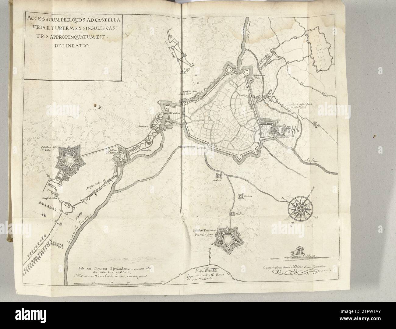 Map of the siege of Den Bosch by Frederik Hendrik, 1629, 1629 - 1631 ...