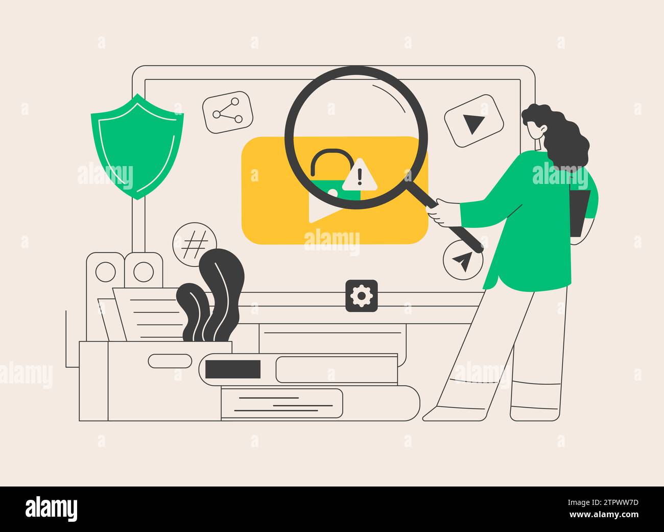 Social media content moderator hi-res stock photography and images - Alamy