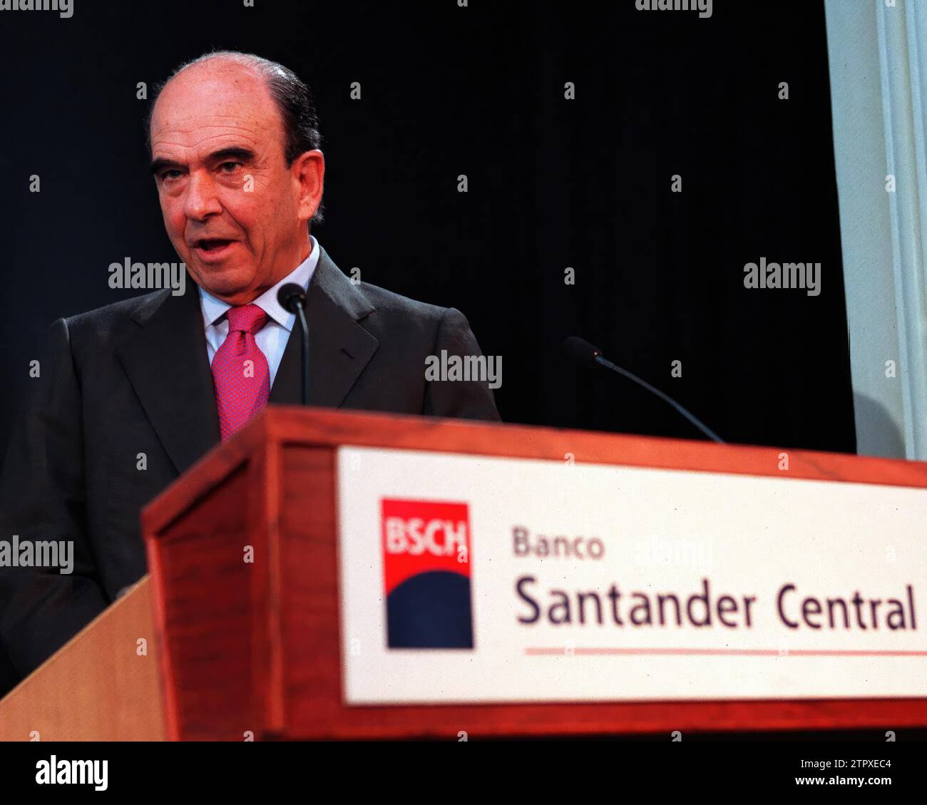 Madrid 1-29-01.Presentation of the Bsch 2000 Results.Photo Ernesto ...