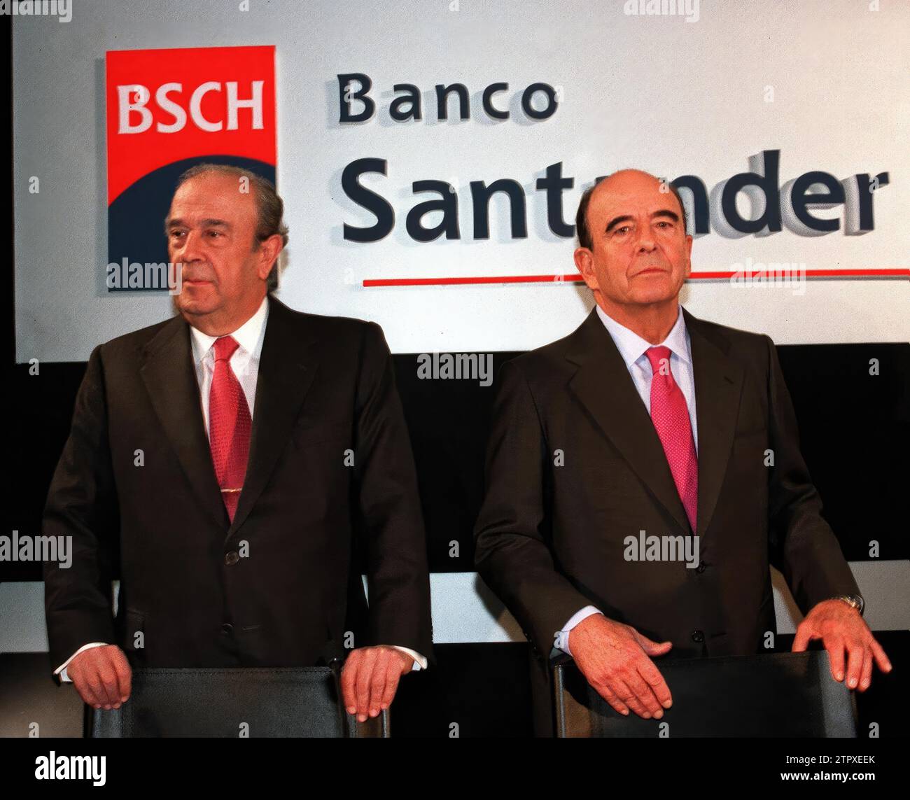 Madrid 1-29-01.Presentation of the Bsch 2000 Results.Photo Ernesto ...