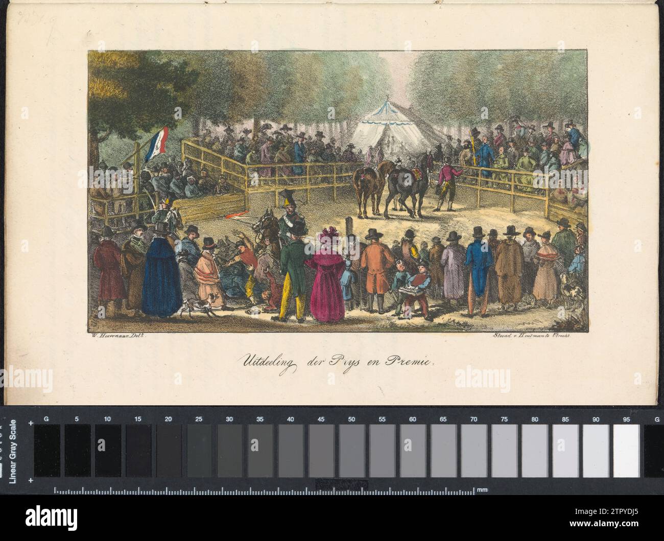 Prize ceremony, 1826-1829, 1829 Prize-giving ceremony at the winners of ...