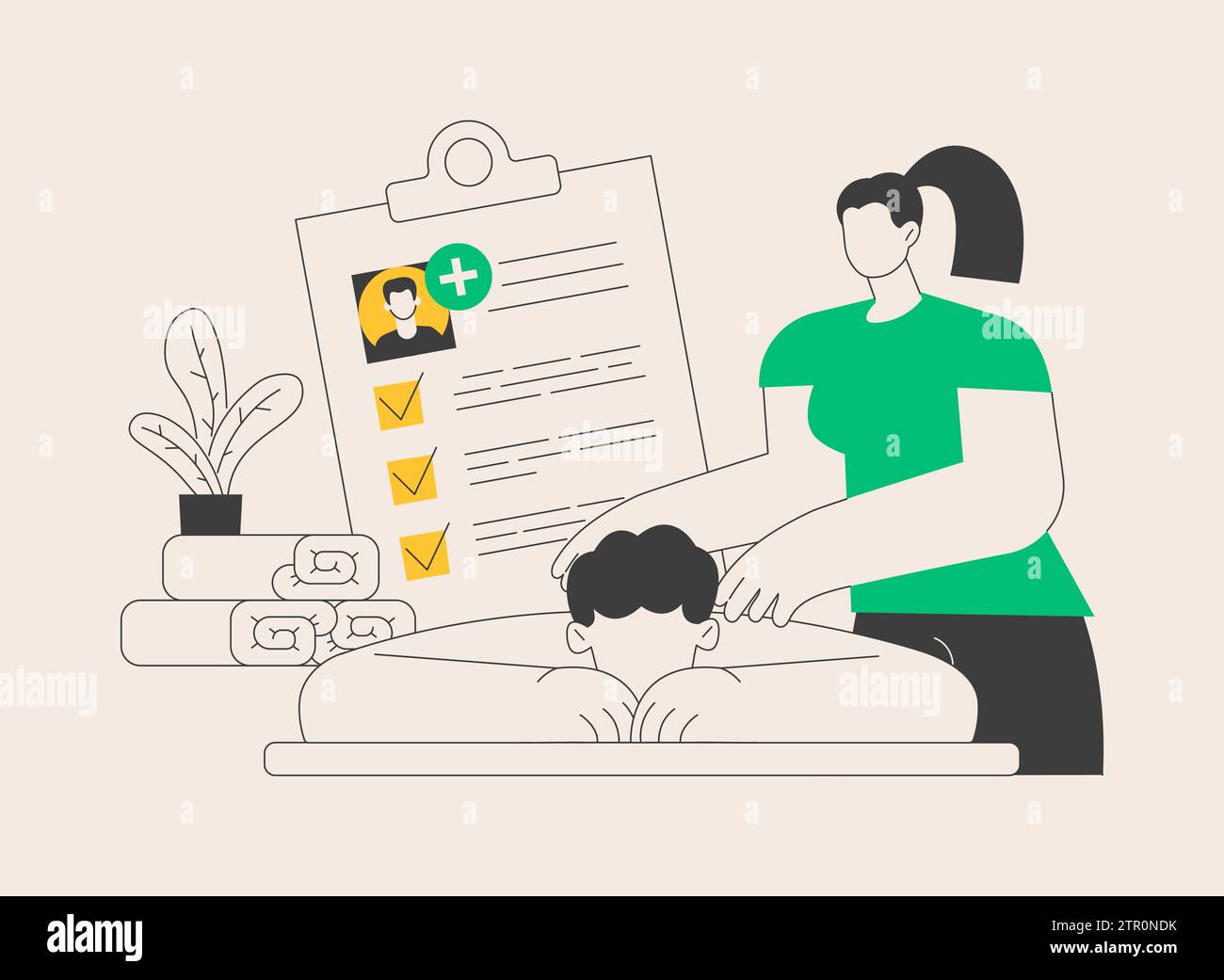 Professional Massage Therapy Abstract Concept Vector Illustration Stock Vector Image And Art Alamy