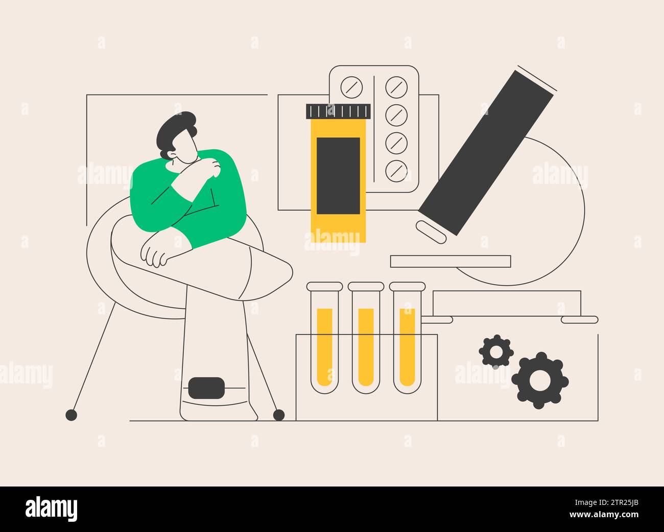 Drug Monitoring Abstract Concept Vector Illustration Stock Vector Image And Art Alamy