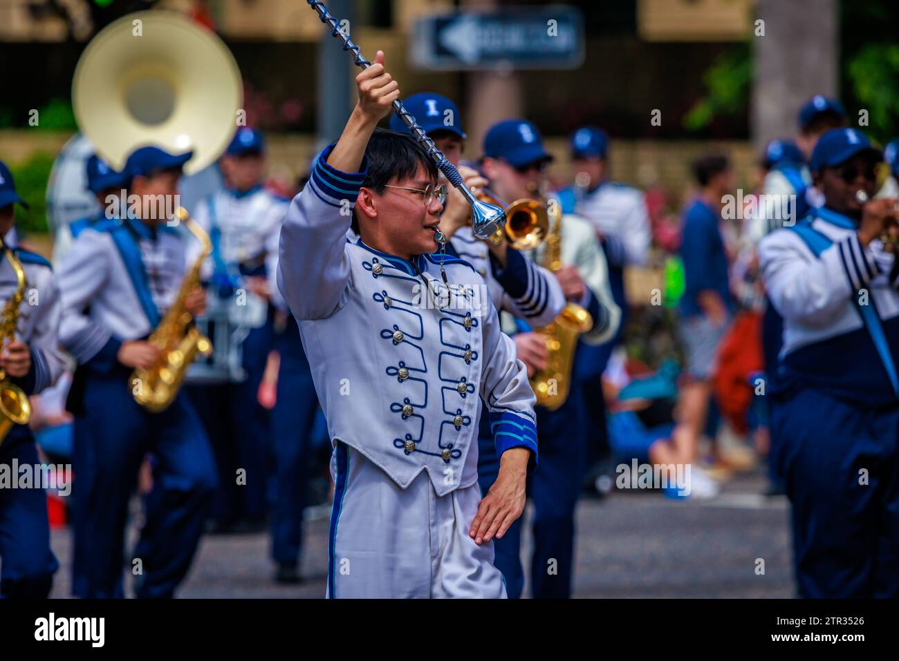 Portland, Oregon, USA - June 10, 2023: Interlake High School Marching ...