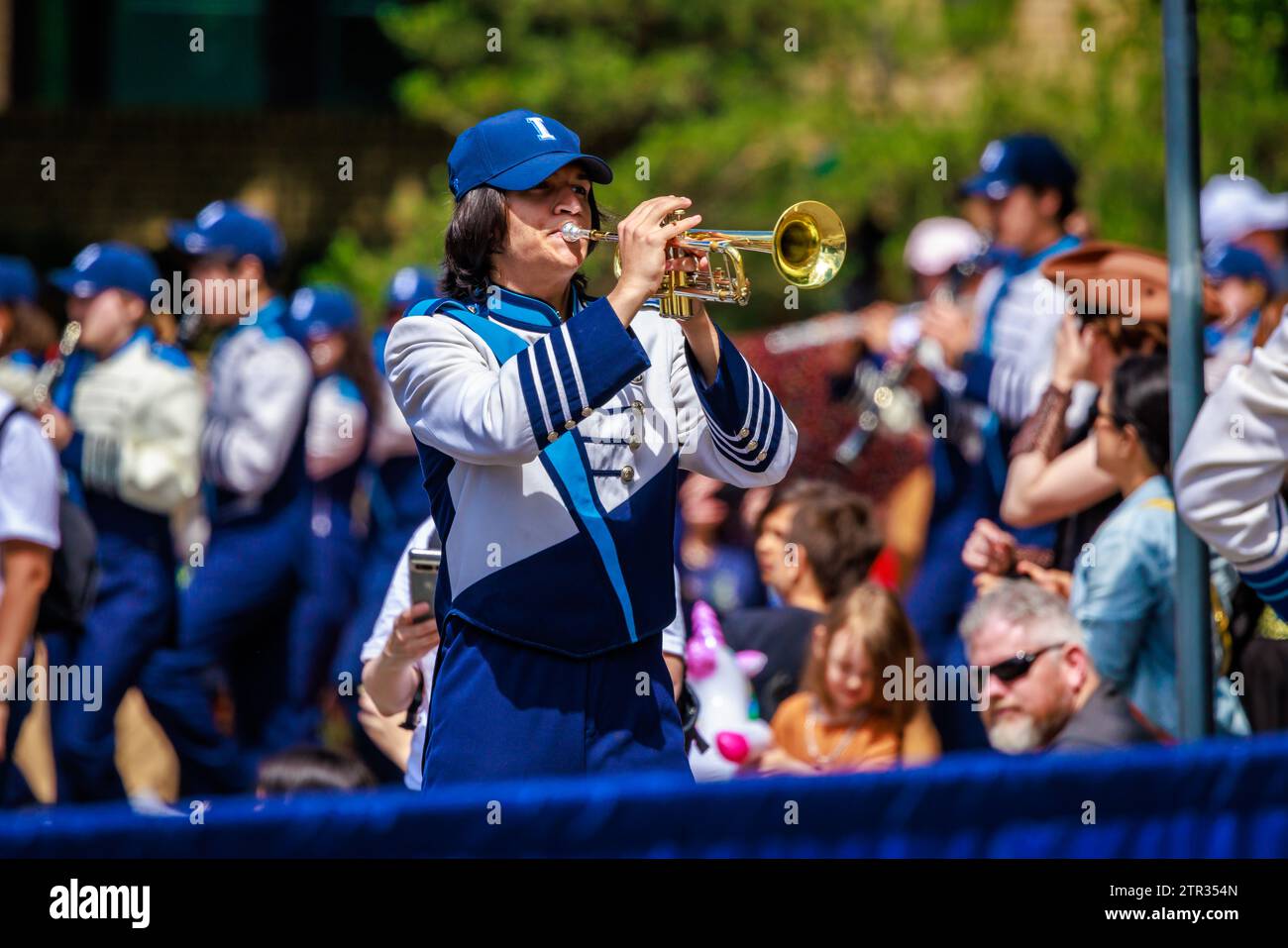 Portland, Oregon, USA - June 10, 2023: Interlake High School Marching ...