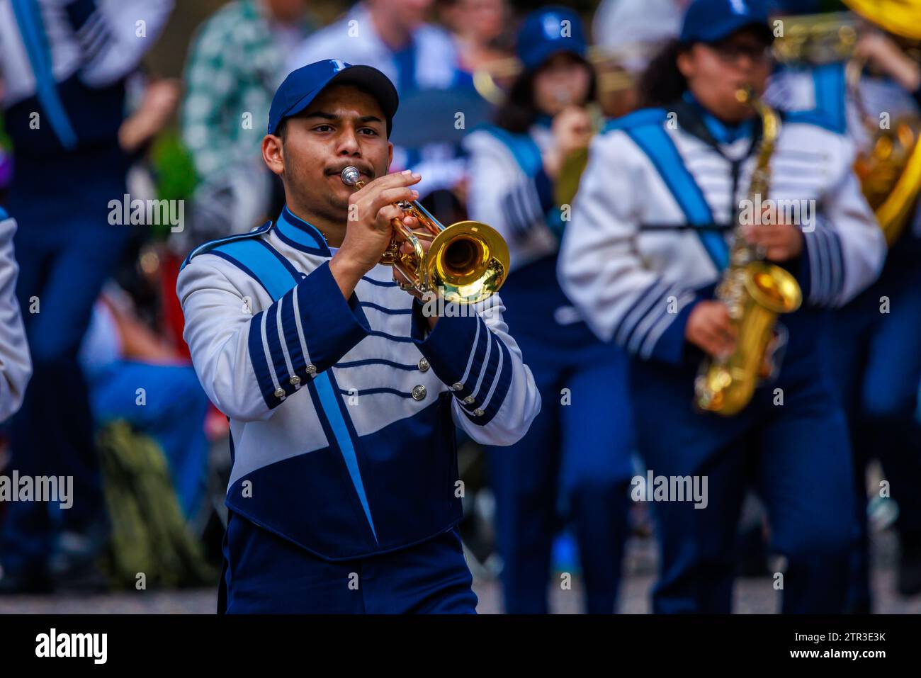 Portland, Oregon, USA - June 10, 2023: Interlake High School Marching ...