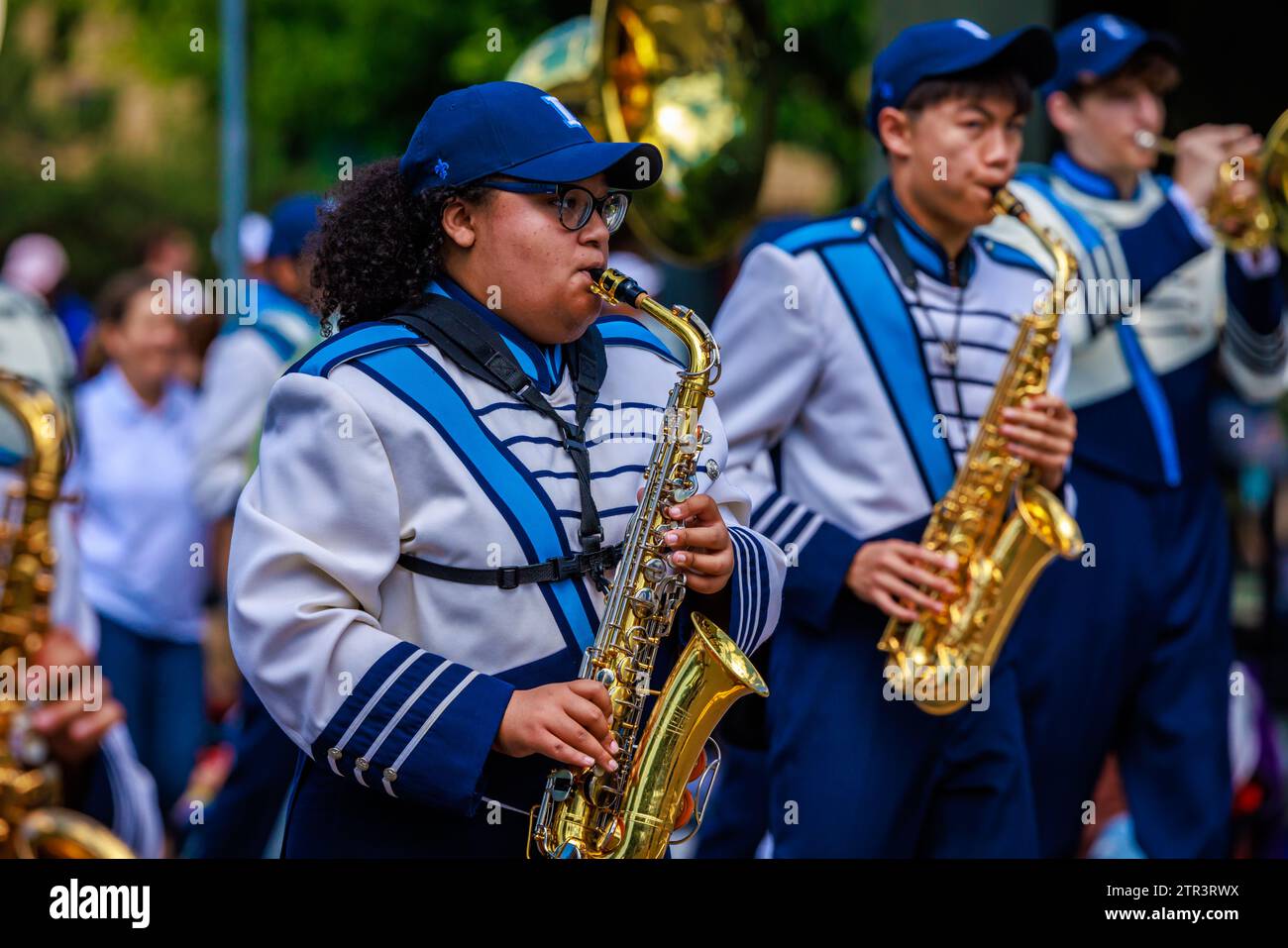 Portland, Oregon, USA - June 10, 2023: Interlake High School Marching ...