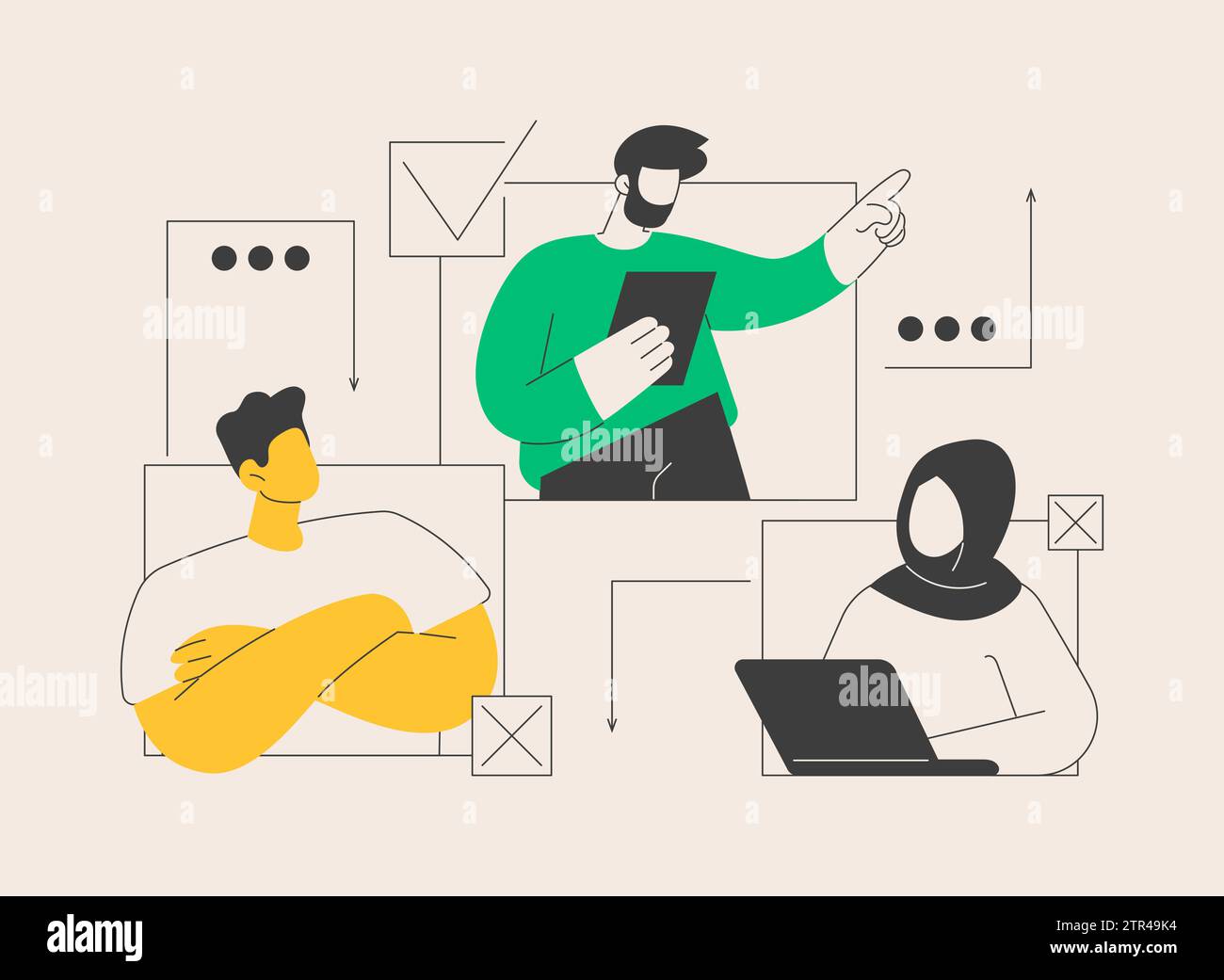 Racial discrimination abstract concept vector illustration Stock Vector Image & Art - Alamy