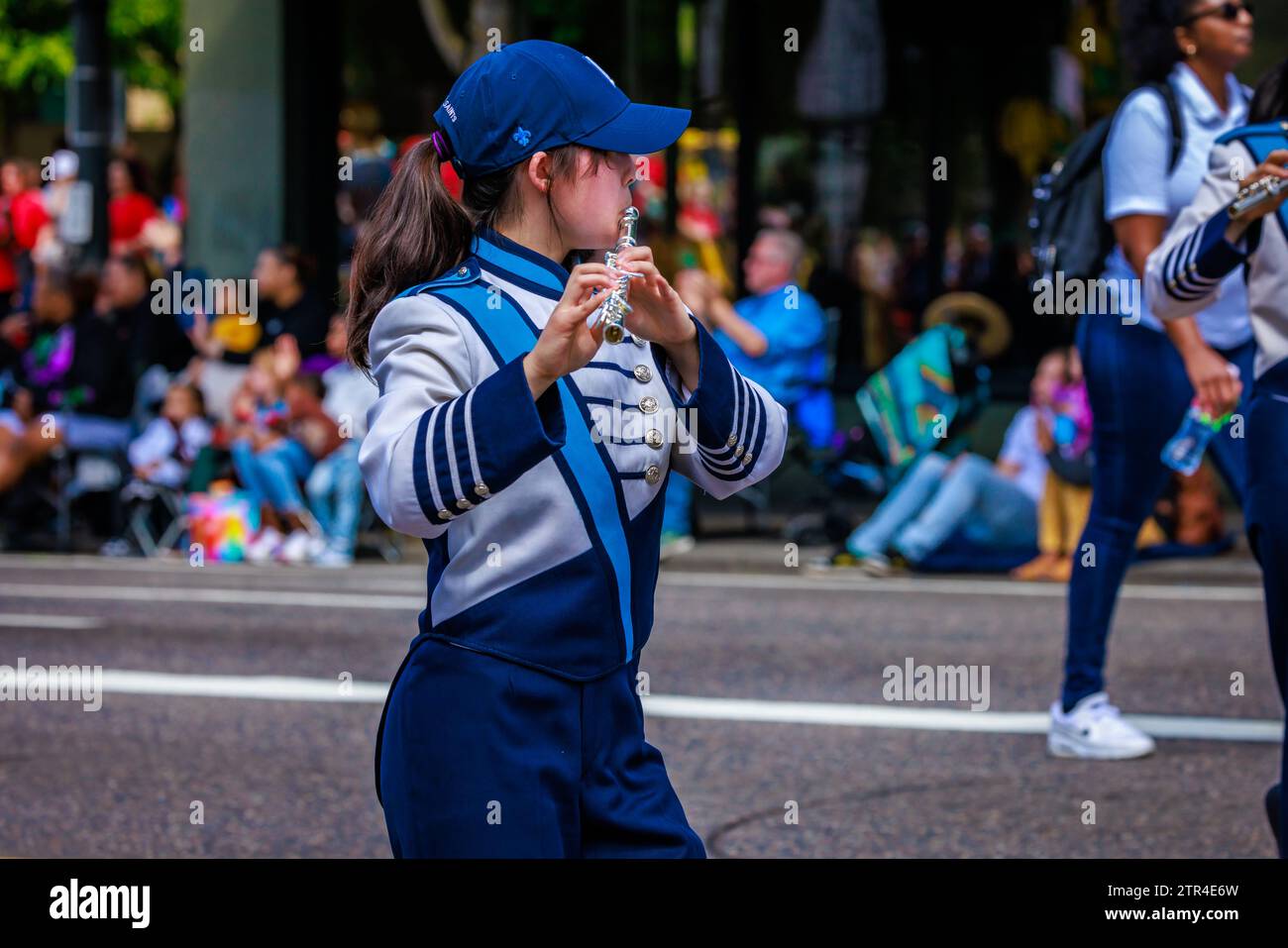 Portland, Oregon, USA - June 10, 2023: Interlake High School Marching ...
