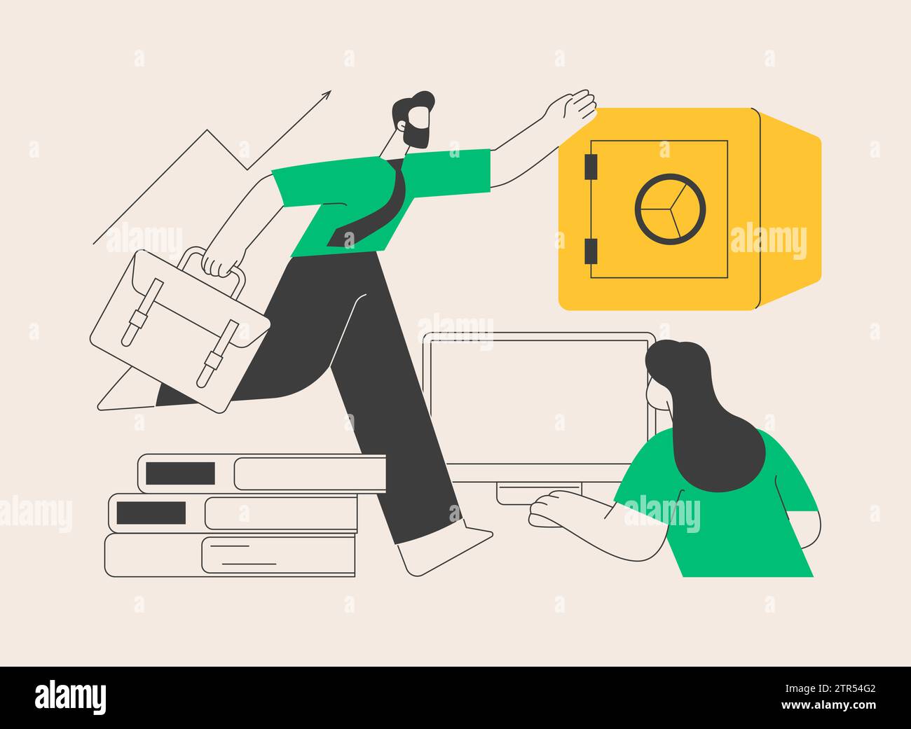 Generation X abstract concept vector illustration Stock Vector Image ...