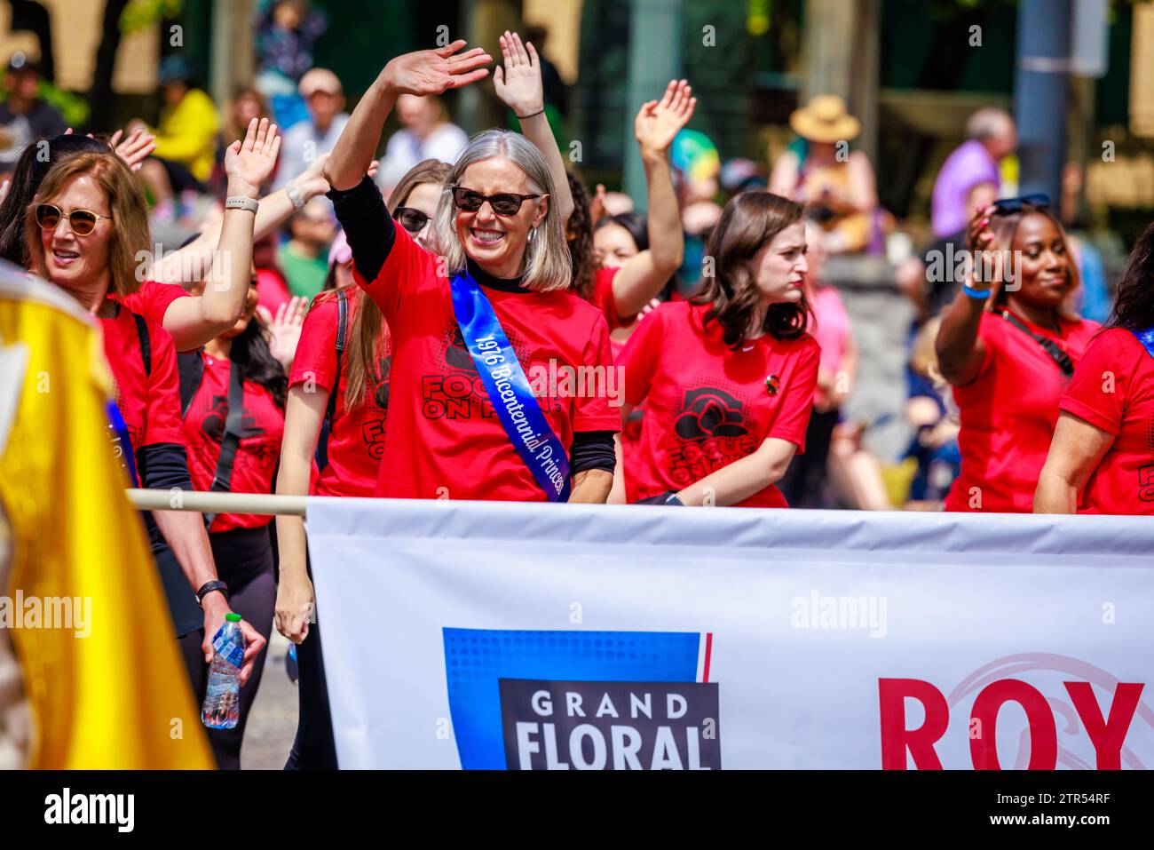 Portland, Oregon, USA - June 10, 2023: "Focus on Fun" in the Grand ...