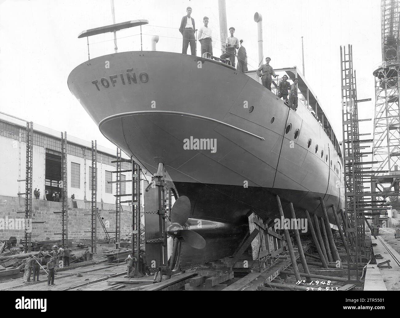 05/17/1936. El Ferrol Shipyards. Credit: Album / Archivo ABC Stock ...