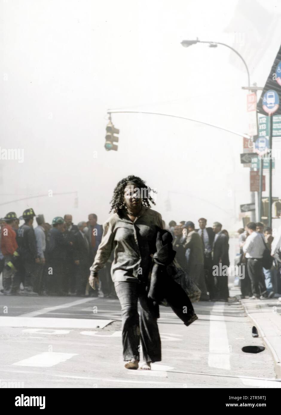 09/13/2001. New York..14..9..01. World Trade Center Attack....Photo ...