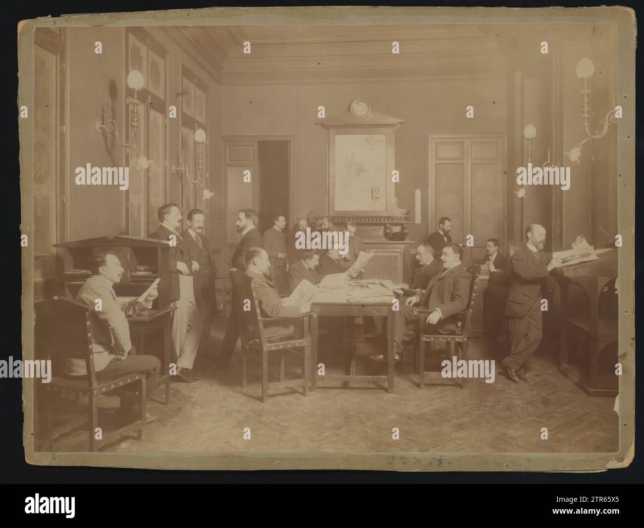 Madrid, February 1899. Editorial of Blanco y Negro at the end of the ...