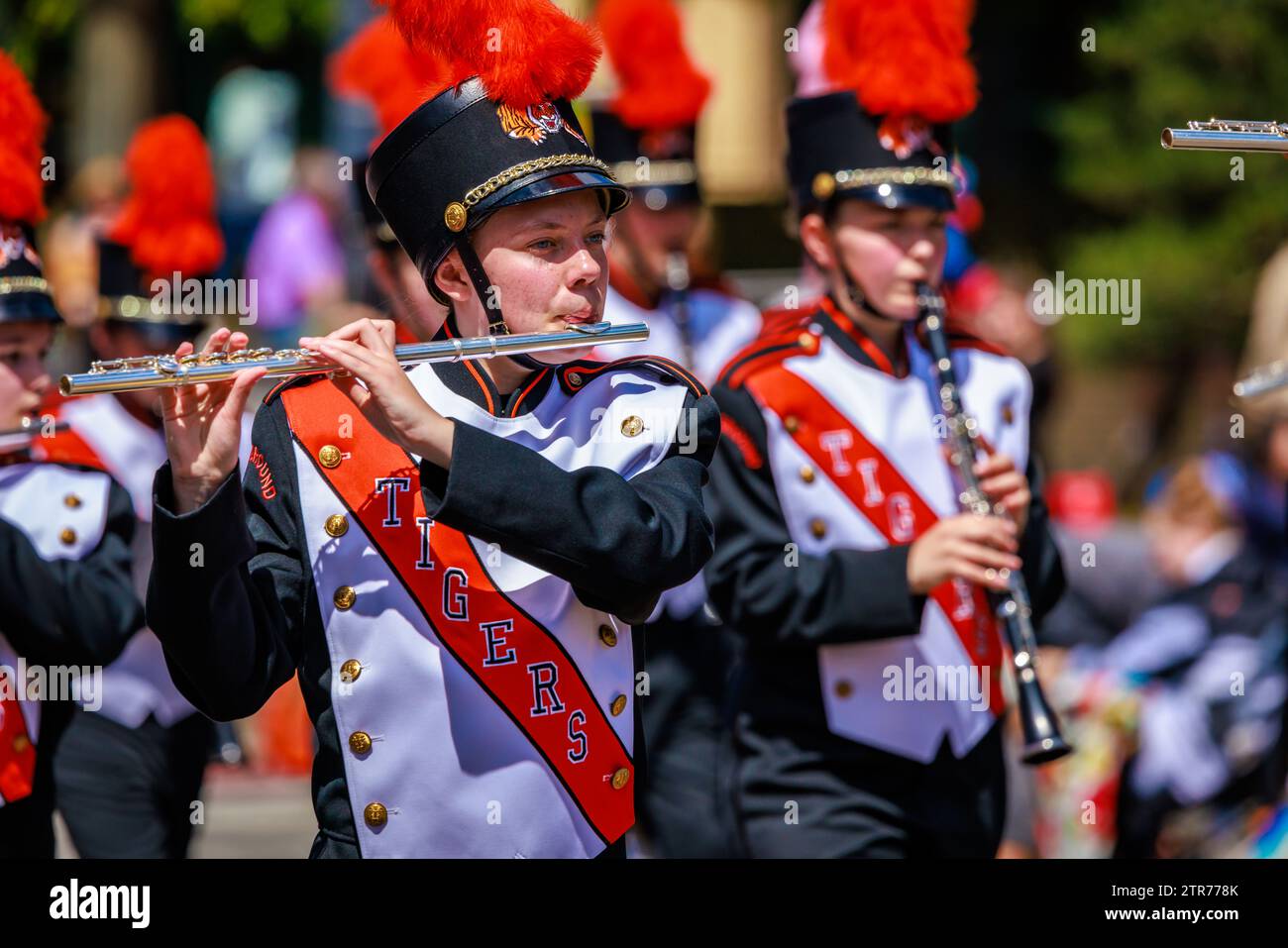 Portland, Oregon, USA - June 10, 2023: Battle Ground High School ...
