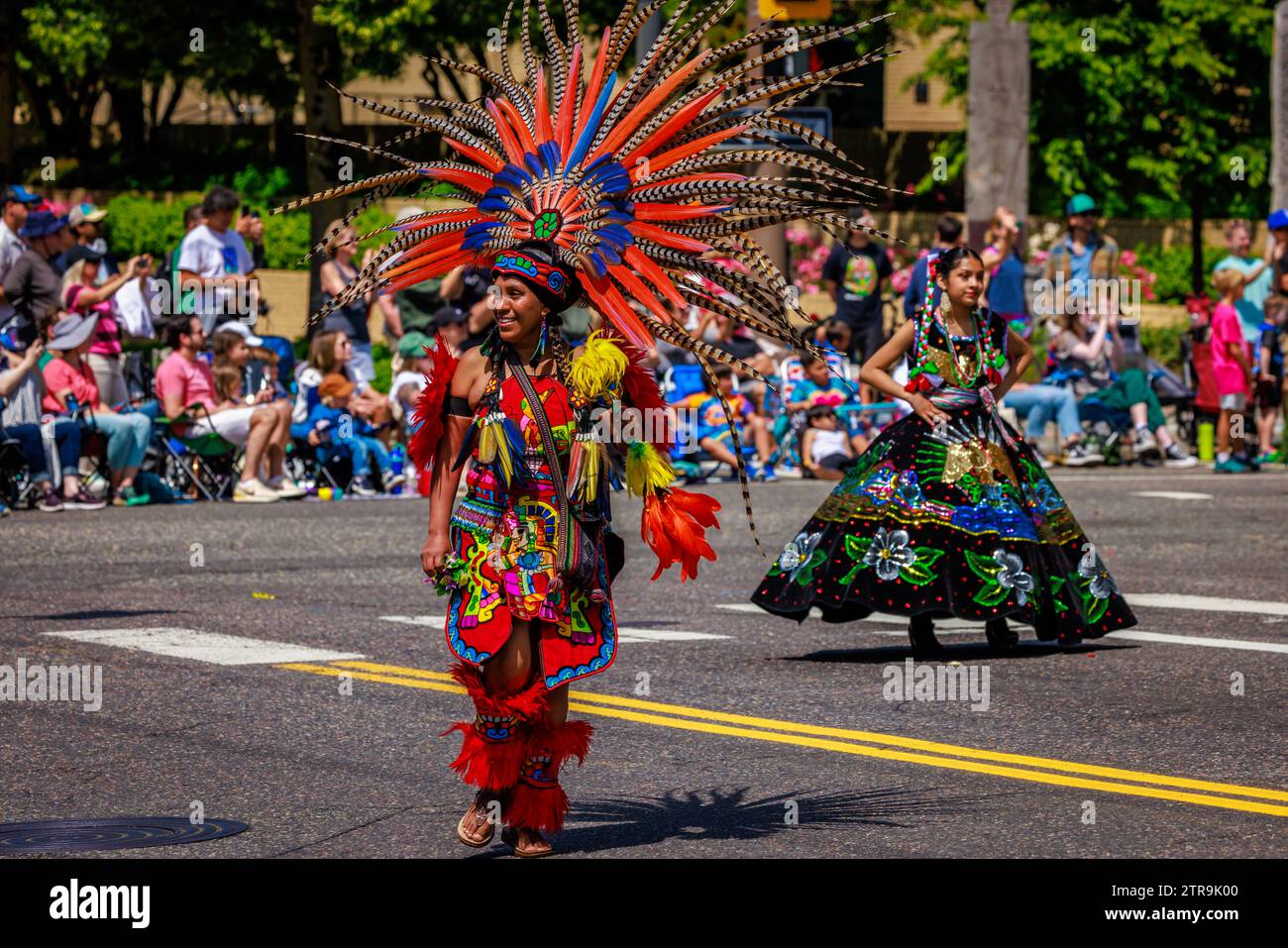 Portland, Oregon, USA - June 10, 2023: Ballet Papalotl in the Grand ...