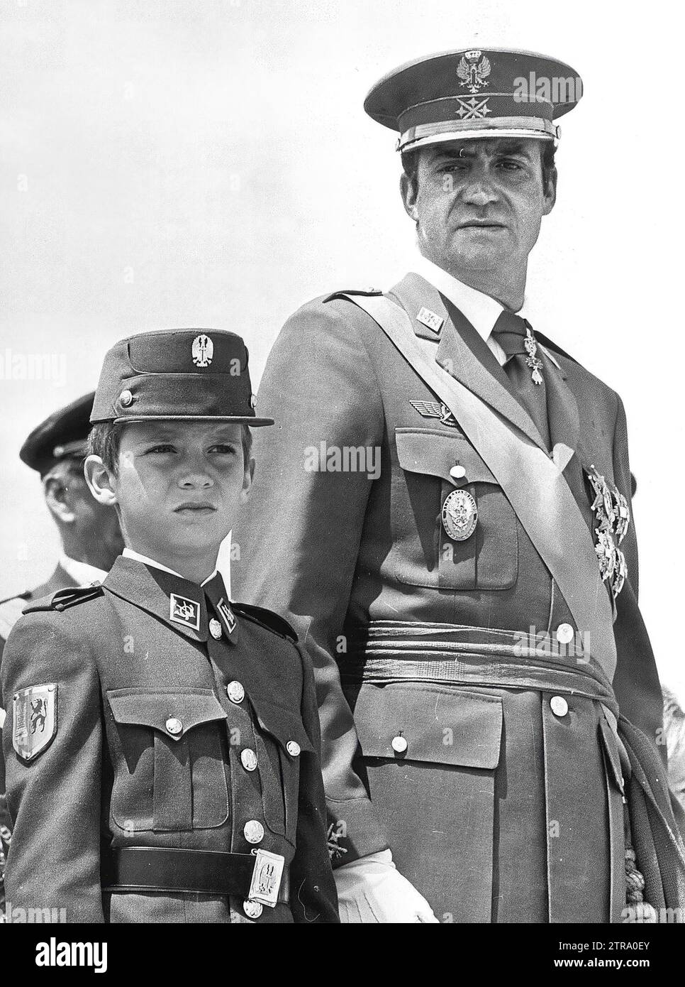 Madrid, 05/28/1977. The Prince of Asturias signs his basic affiliation ...