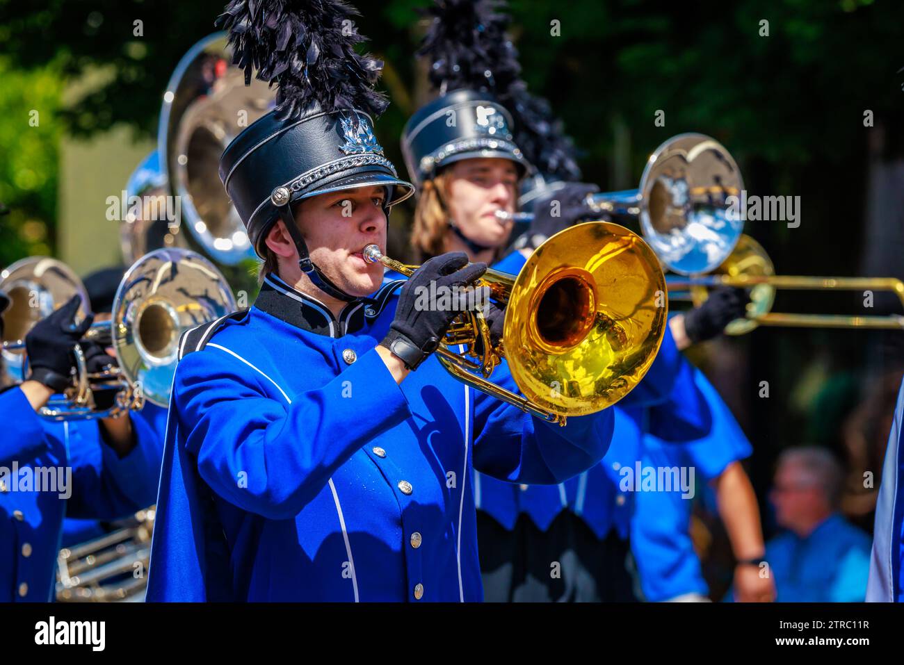 Portland, Oregon, USA - June 10, 2023: Hillsboro High School Marching ...