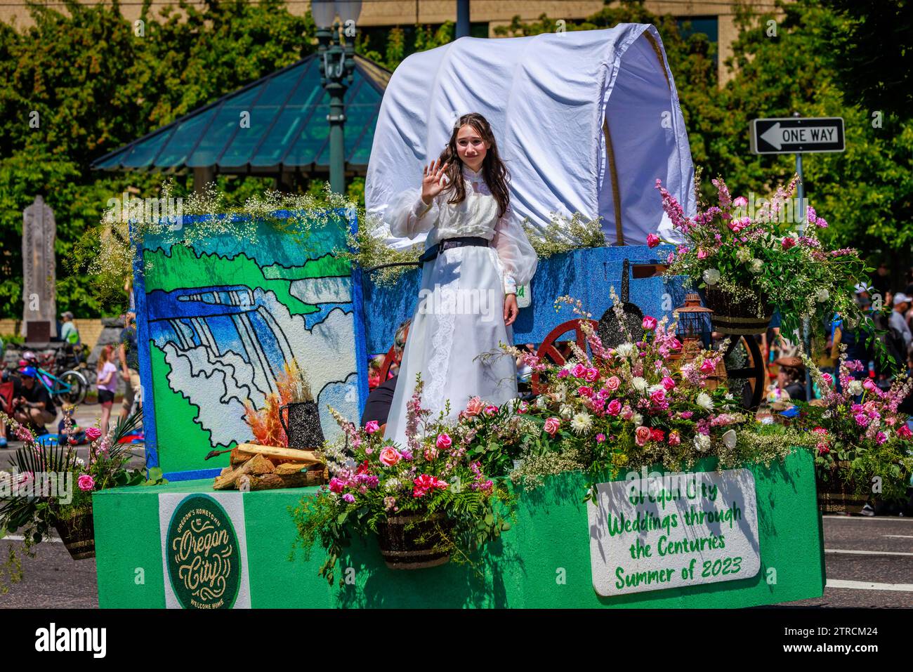 Portland, Oregon, USA - June 10, 2023: Oregon City Mini-Float in the ...