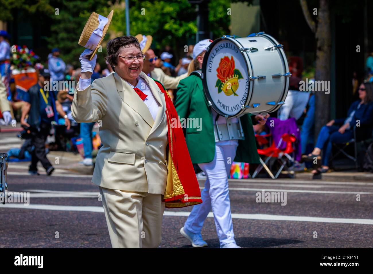 Portland, Oregon, USA - June 10, 2023: Royal Rosarians in the Grand ...