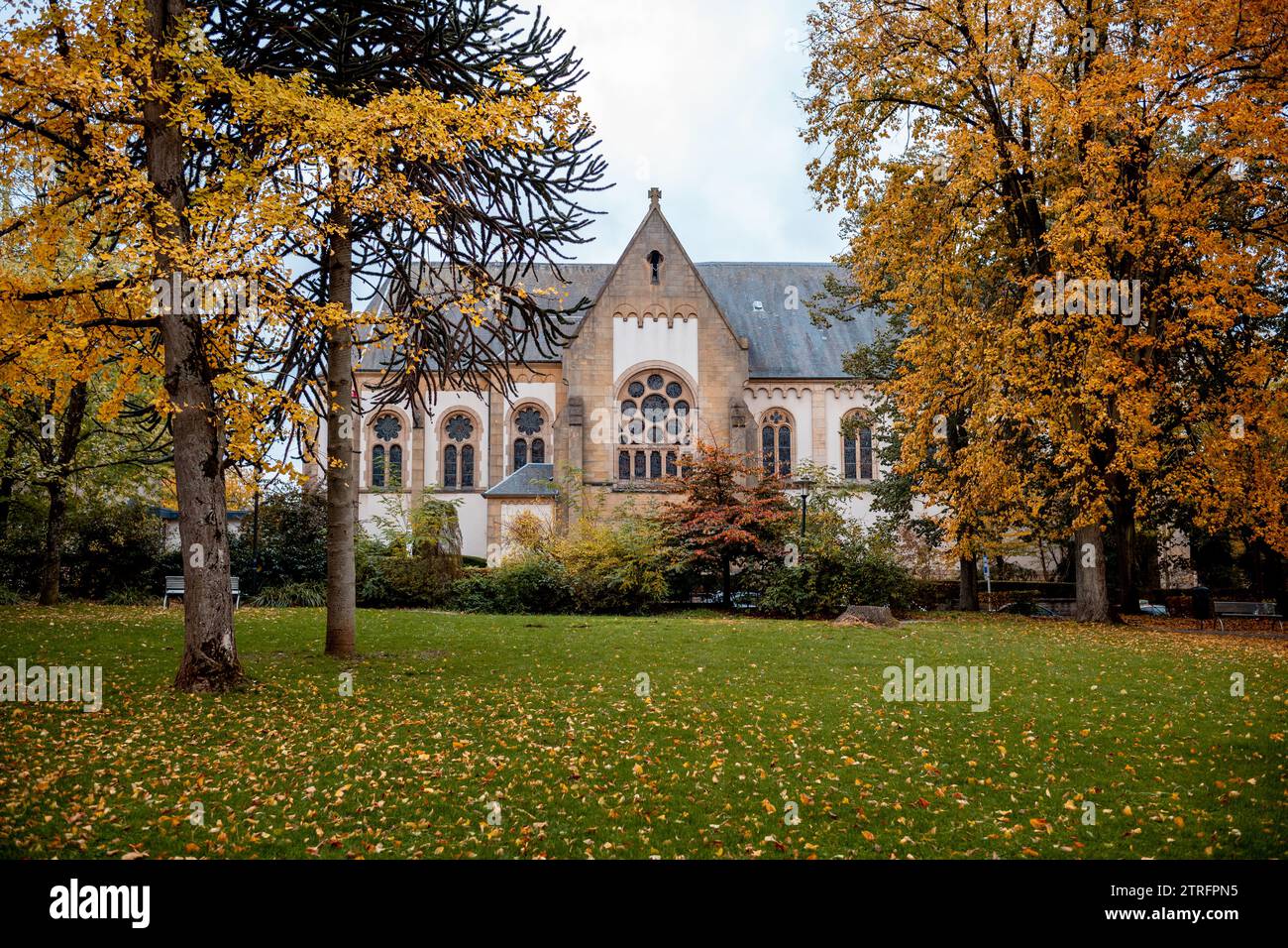 Autumn day waling, city of pétange, Luxembourg Stock Photo - Alamy