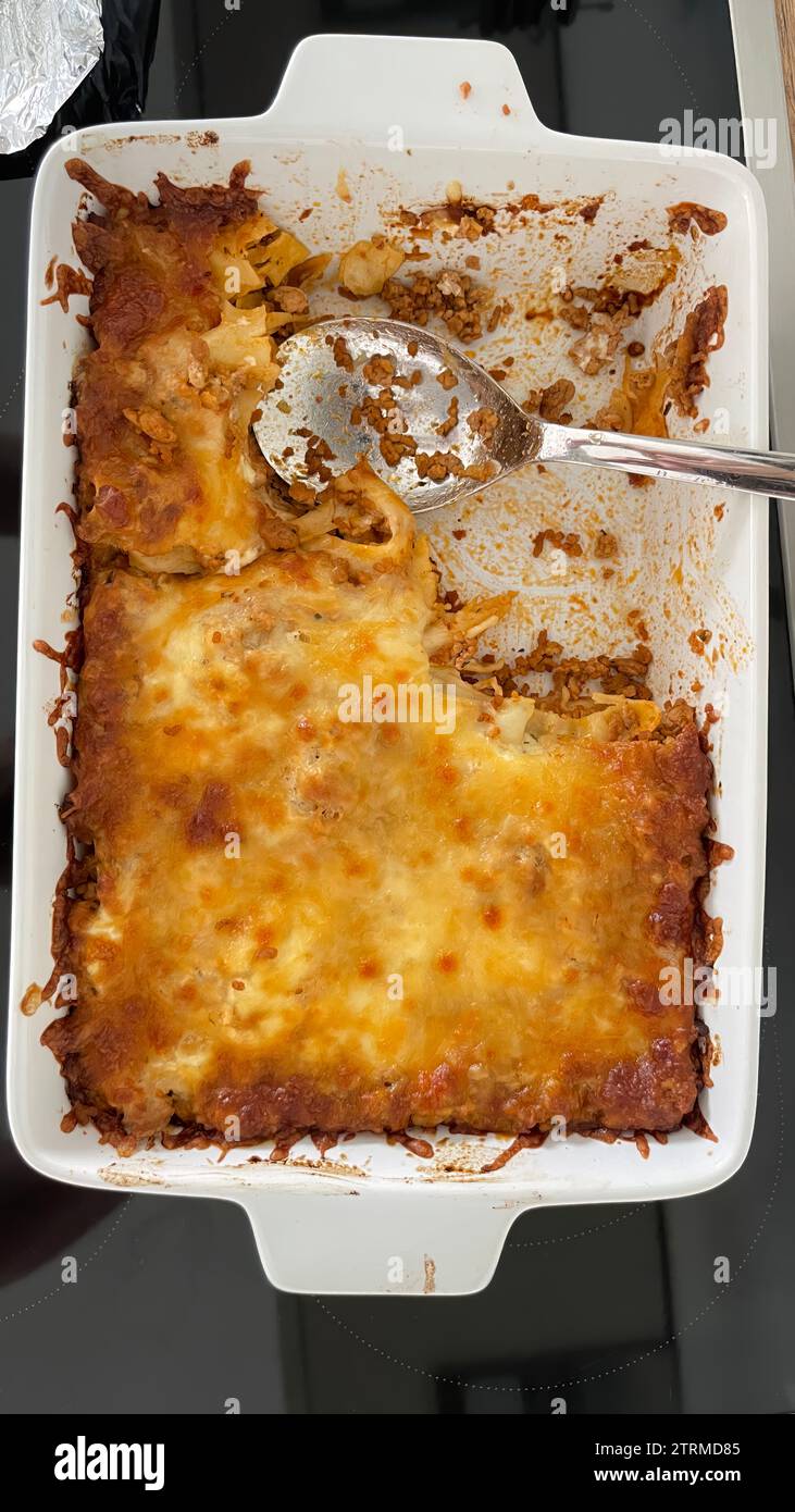 Delicious homemade lasagna rich hi-res stock photography and images - Alamy