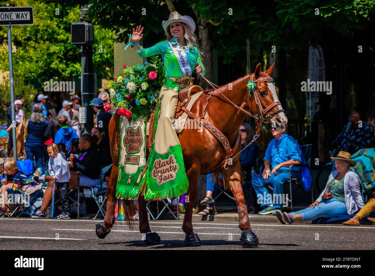 Portland, Oregon, USA - June 10, 2023: Clark County Fair Court in the ...