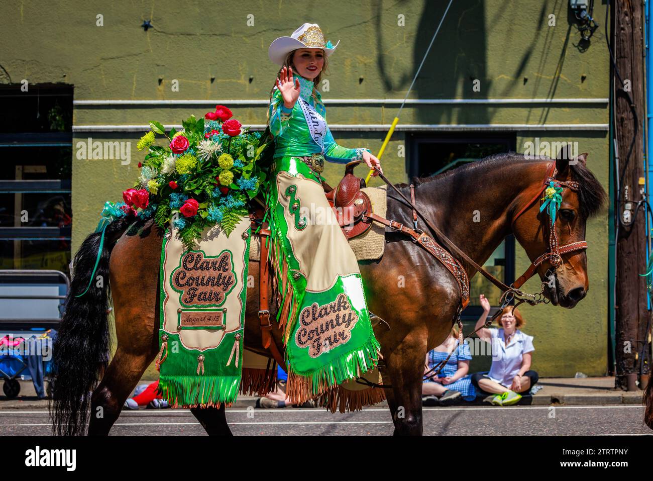 Portland, Oregon, USA - June 10, 2023: Clark County Fair Court in the ...