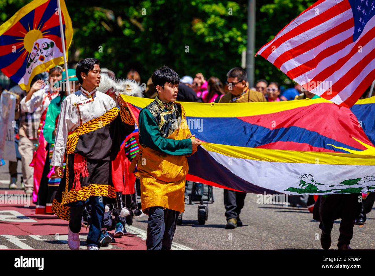 Portland, Oregon, USA - June 10, 2023: Northwest Tibetan Cultural ...