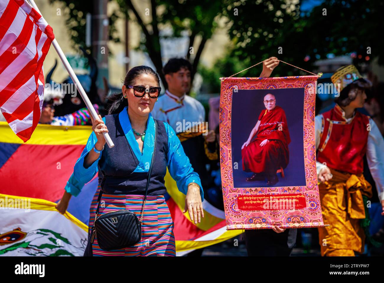 Portland, Oregon, USA - June 10, 2023: Northwest Tibetan Cultural ...