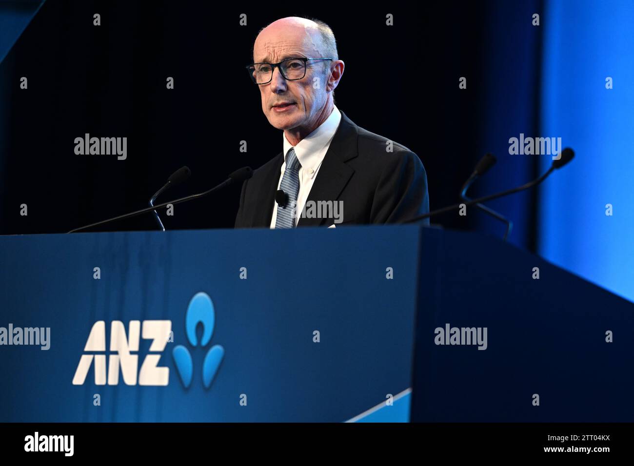 Brisbane, Australia. 21st Dec, 2023. ANZ Chairman Paul O'Sullivan is seen during the ANZ Annual ...