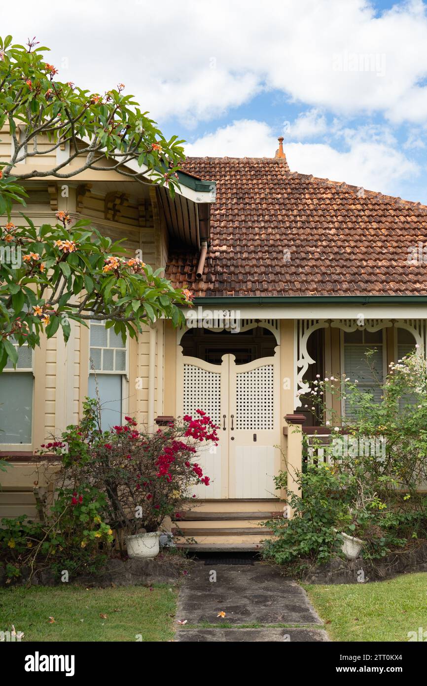 Old-Queenslander architecture in Brisbane, Australia Stock Photo - Alamy
