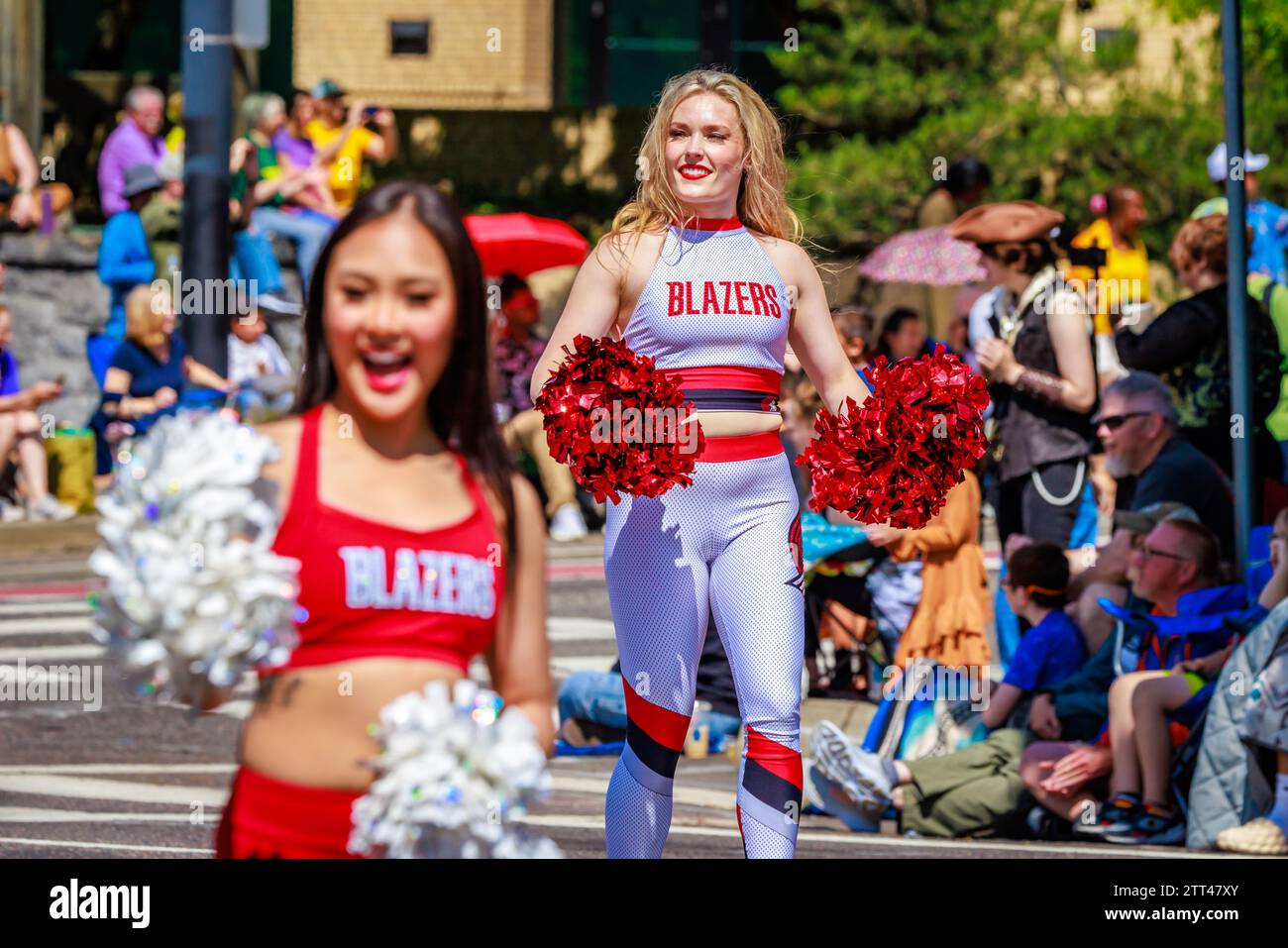 Portland, Oregon, USA - June 10, 2023: BlazerDancers, the official ...