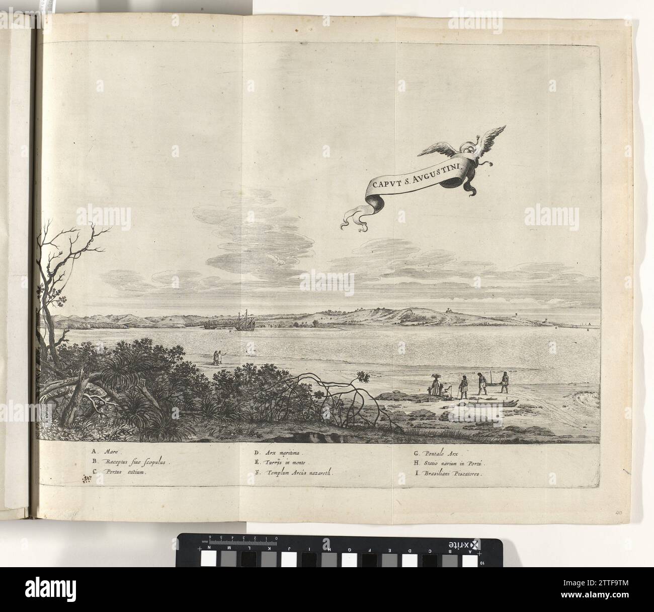 View of Cape Sint Augustijn, ca. 1636-1644, 1645 - 1647 Map of Cape ...