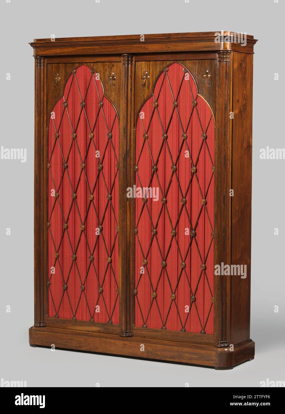 Bookcase, glued with rosewood, Johannes George Schick (attributed to ...