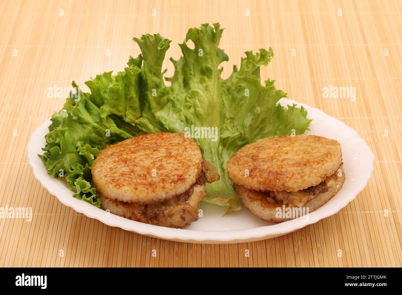 Japanese rice burger hi-res stock photography and images - Alamy