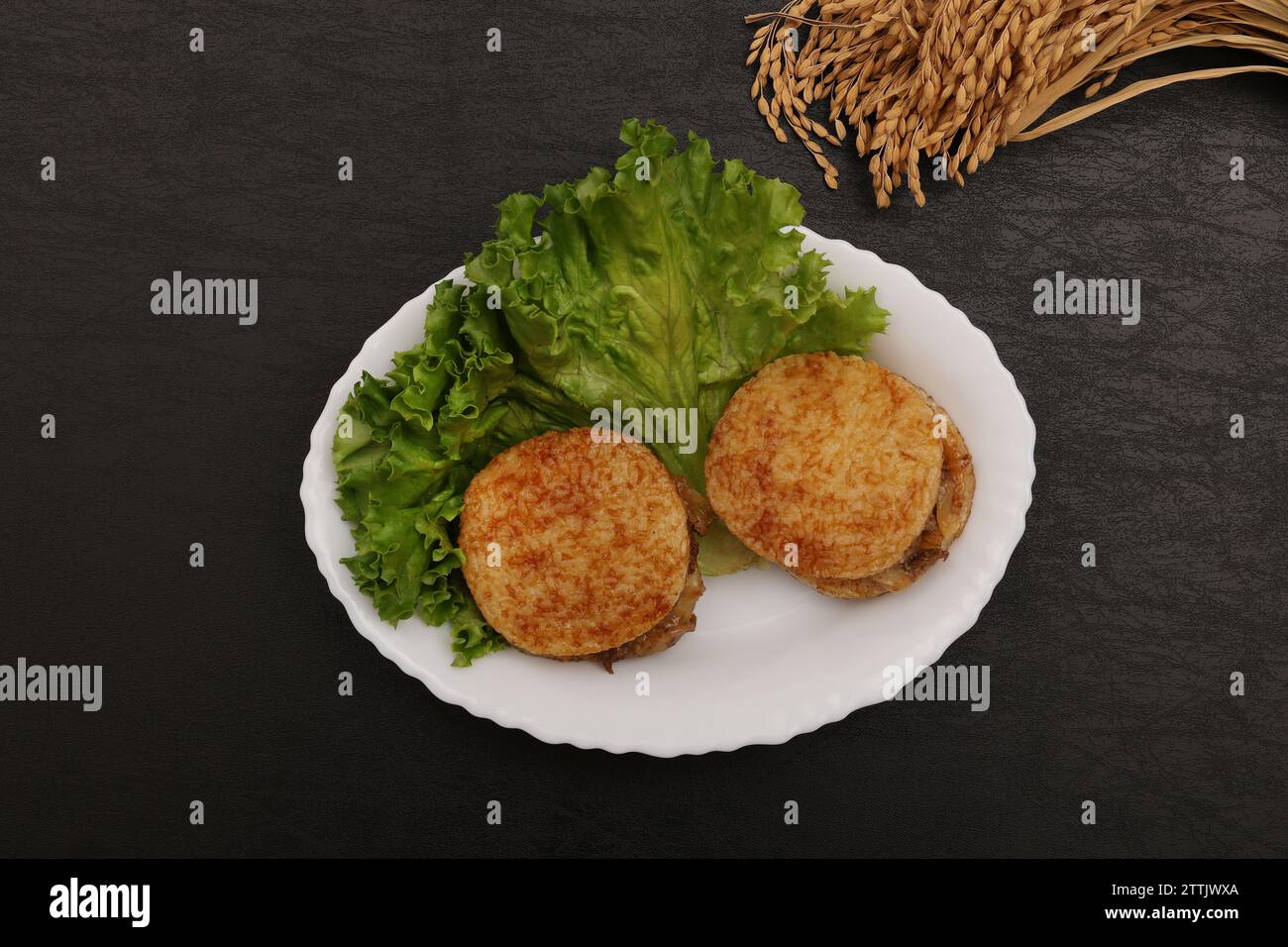Japanese rice burger hi-res stock photography and images - Alamy