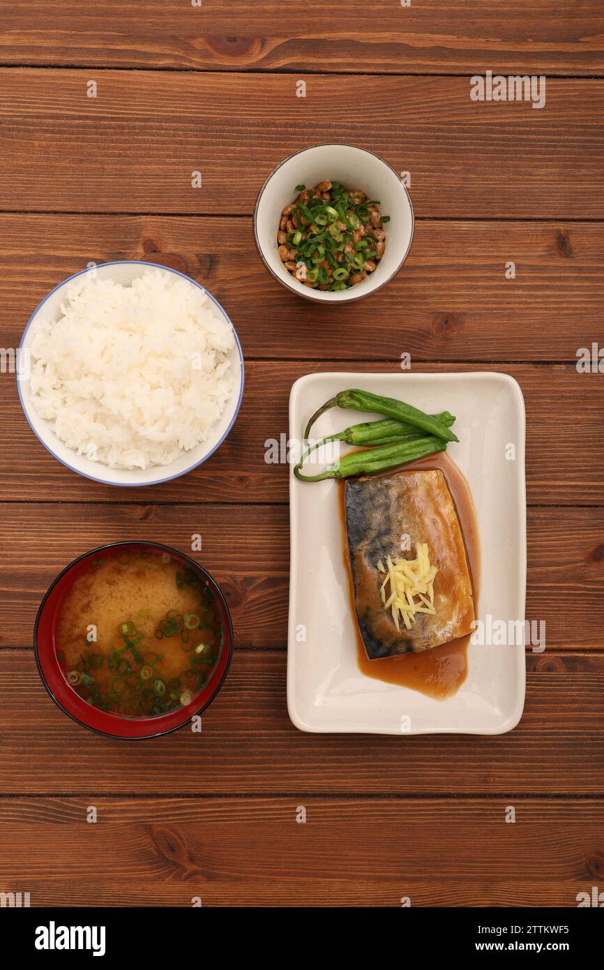 Japanese simmered fish hi-res stock photography and images - Alamy