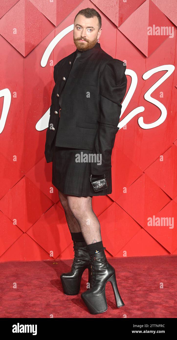 London, UK. 04th Dec, 2023. British singer Sam Smith attends the ...