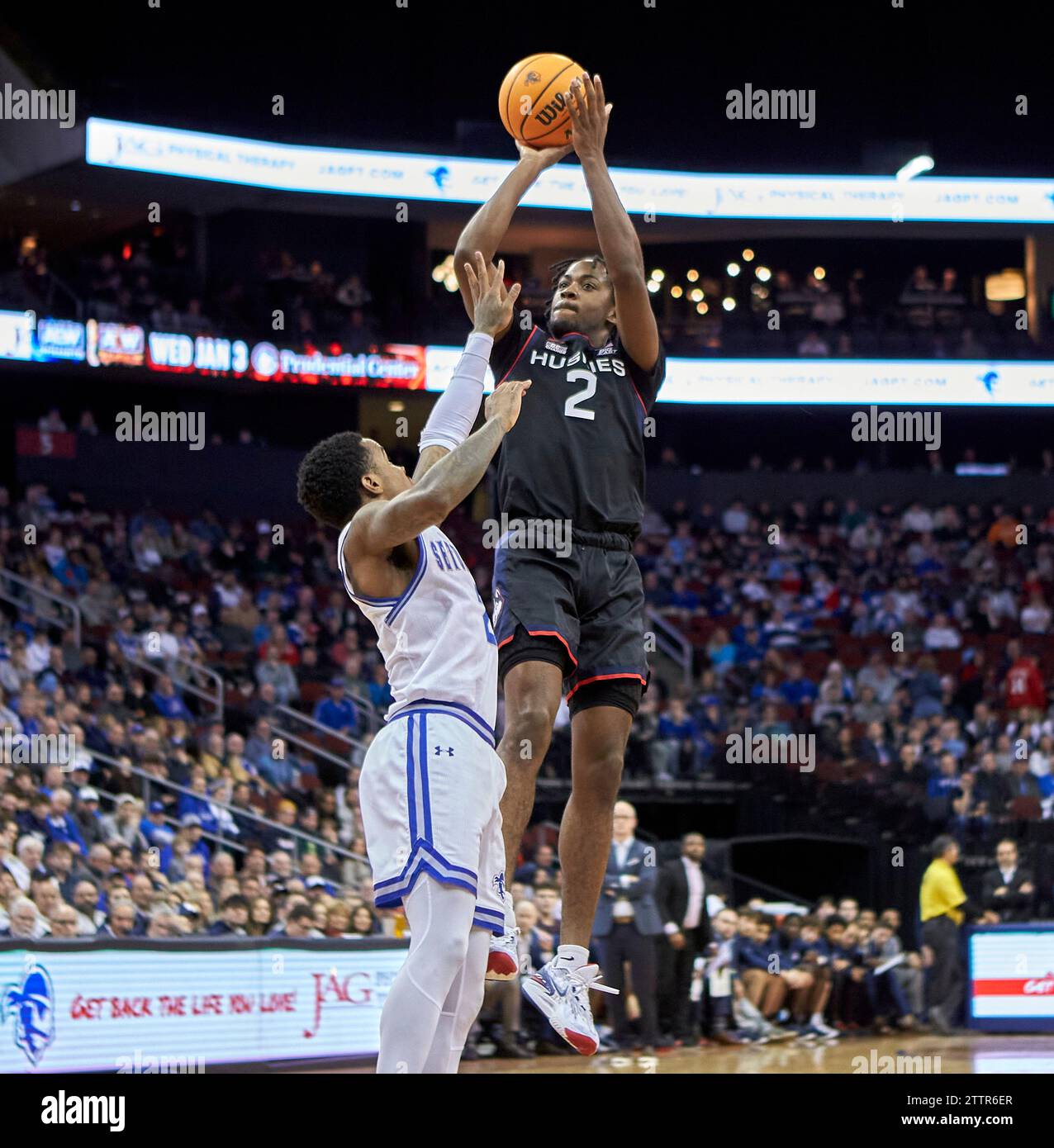 New Jersey on Wednesday, December 20, 2023. Connecticut Huskies guard ...