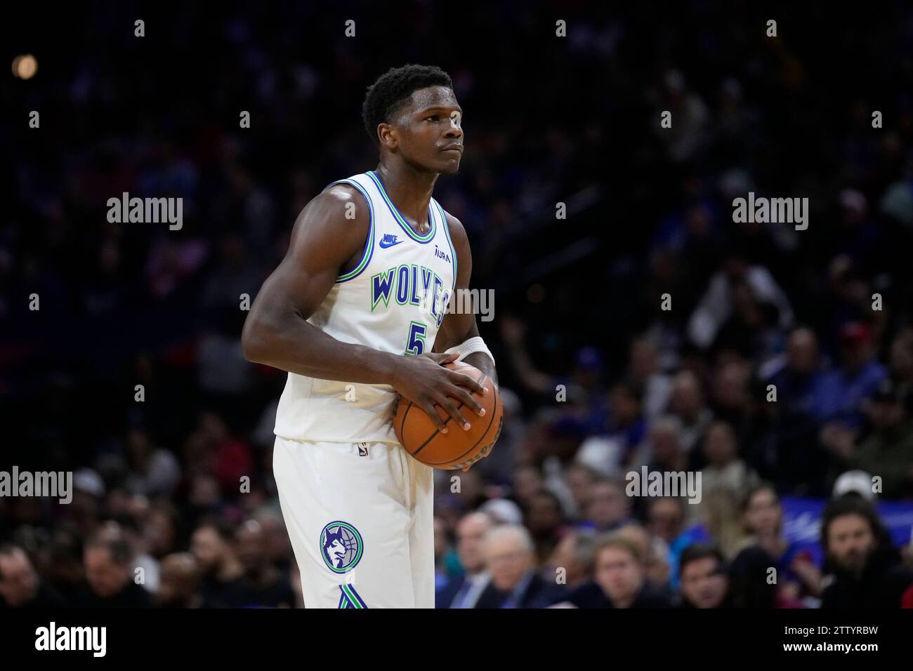 Minnesota Timberwolves' Anthony Edwards plays during an NBA basketball ...