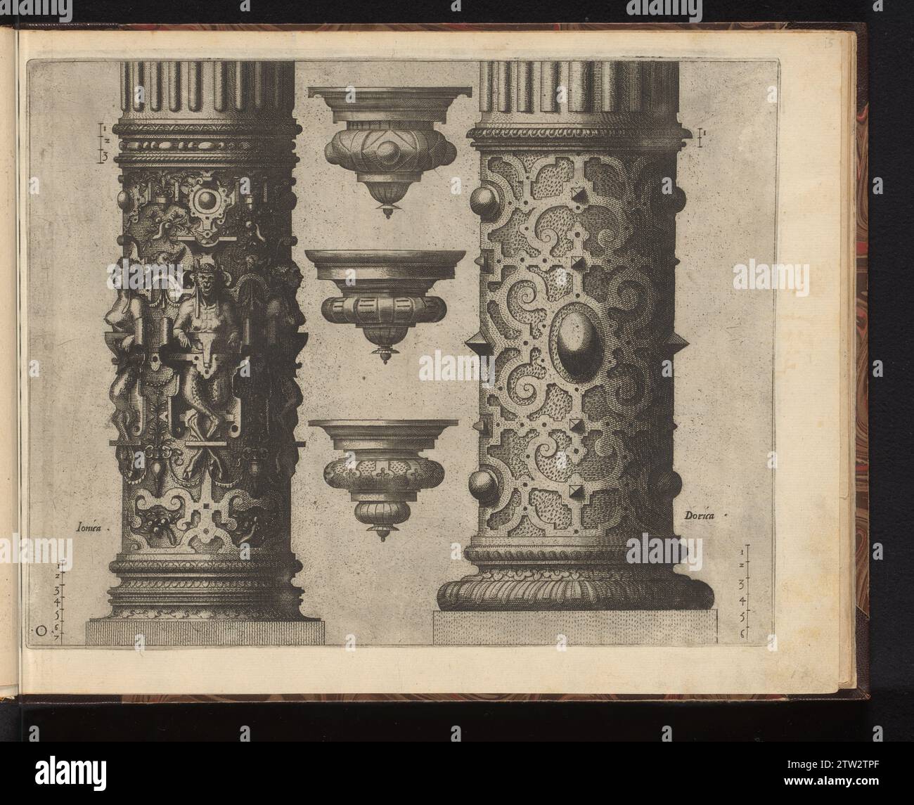 Twee 'columns were carried' en drie consoles, 1565 Two 'Columnae ...